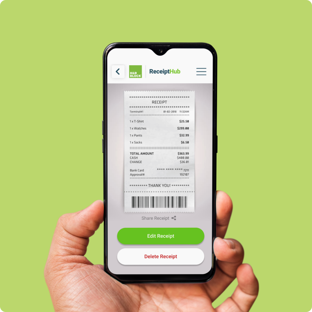 ReceiptHub: Manage Receipts Easily & Securely | H&R Block Australia